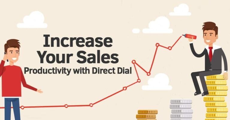 Increase Your Sales Productivity with Direct Dial [Infographic]
