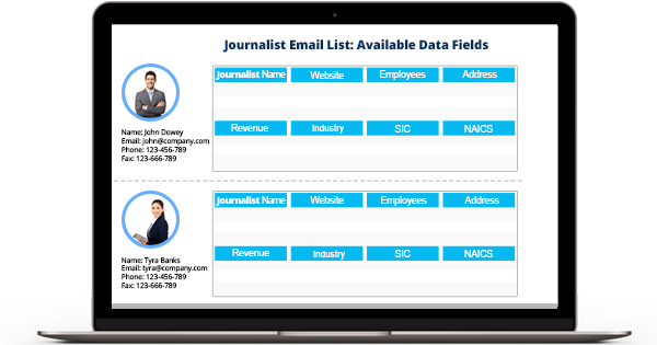 59K+ Responsive Journalist Contacts