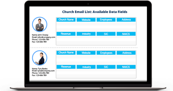 Church Email List & Mailing List